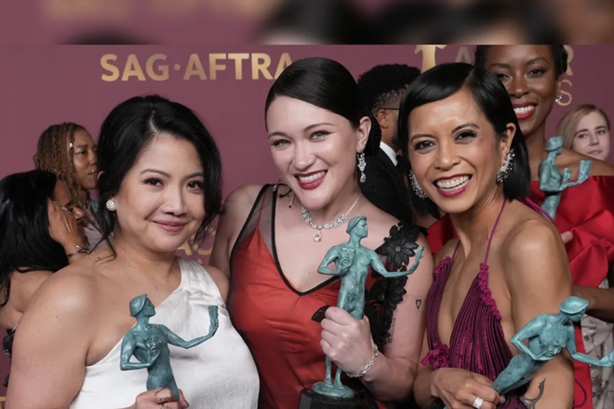 Filipino actresses Isa Briones, Kristin Villanueva, Amielynn Abellera ...