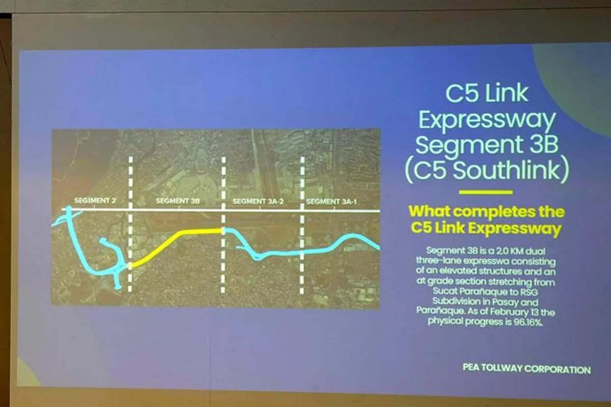 Final segment of CAVITEX-C5 Link eyed to open by March or early April ...