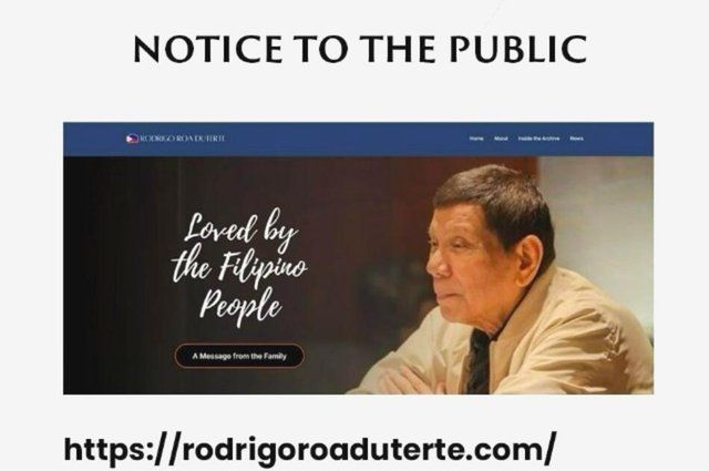 Duterte family launches website for dad Rodrigo’s supporters | ABS-CBN News