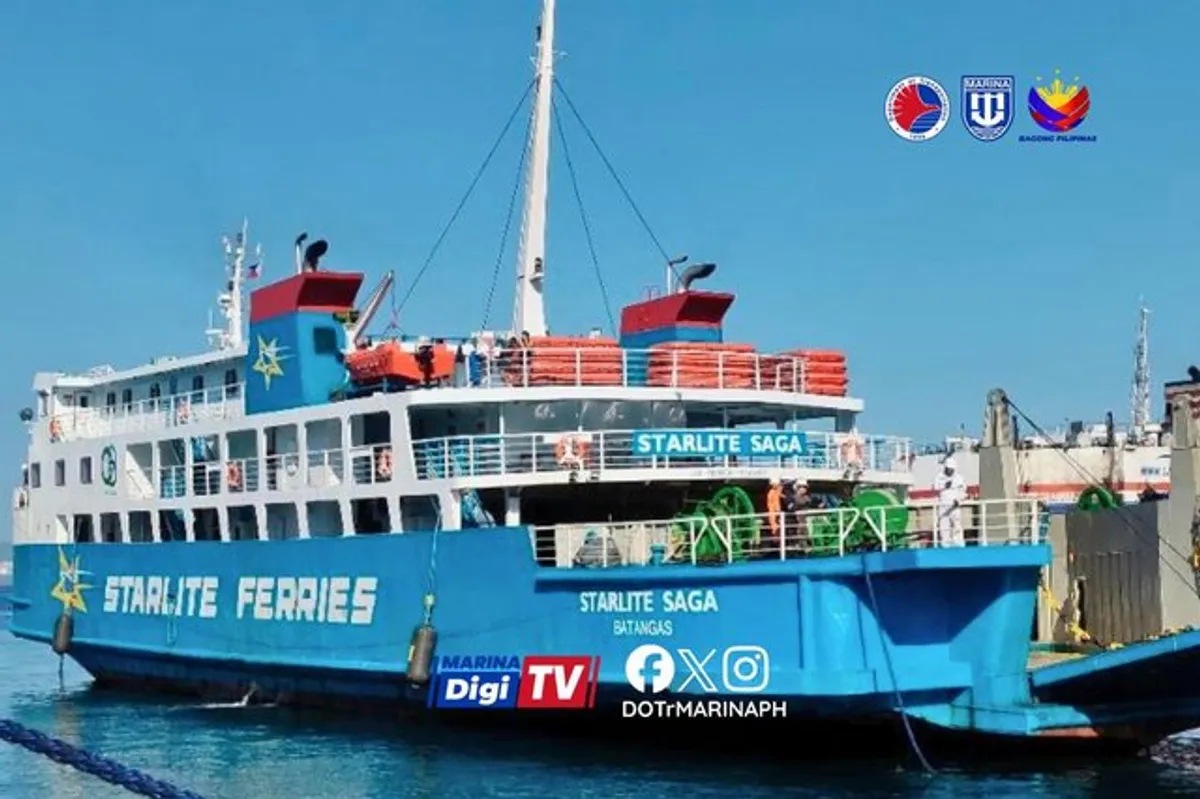 Marina issues special permit to M/V Starlite Saga for Batangas-Calapan ...