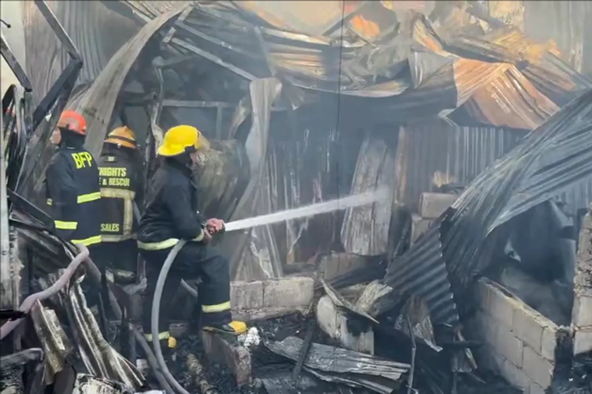 Fire hits same QC area months after previous blaze; around 100 families ...