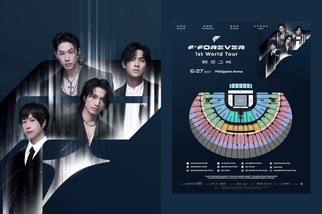 Here are the ticket prices and seat plan for 'F Forever 1st World Tour ...