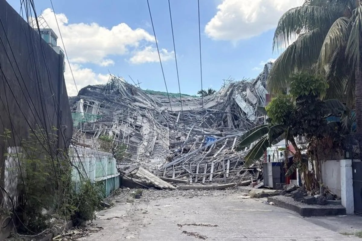 9-story building collapses in Angeles, Pampanga; 19 safe, up to 40 ...