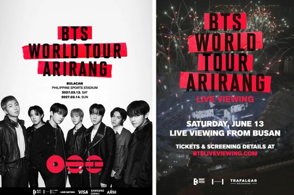 BTS 'ARIRANG' tour in PH: Ticket details, presale schedules announced ...