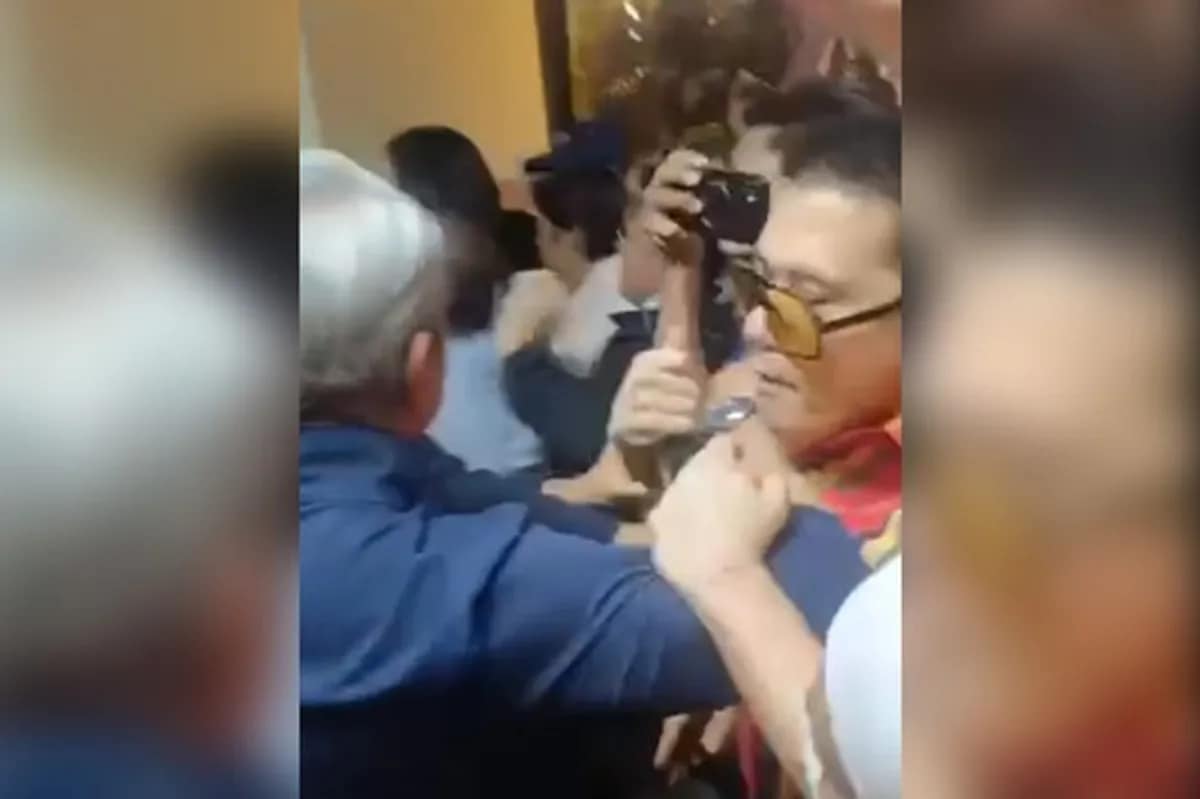 Commotion breaks out among Remulla, Padilla, Cayetano | ABS-CBN News