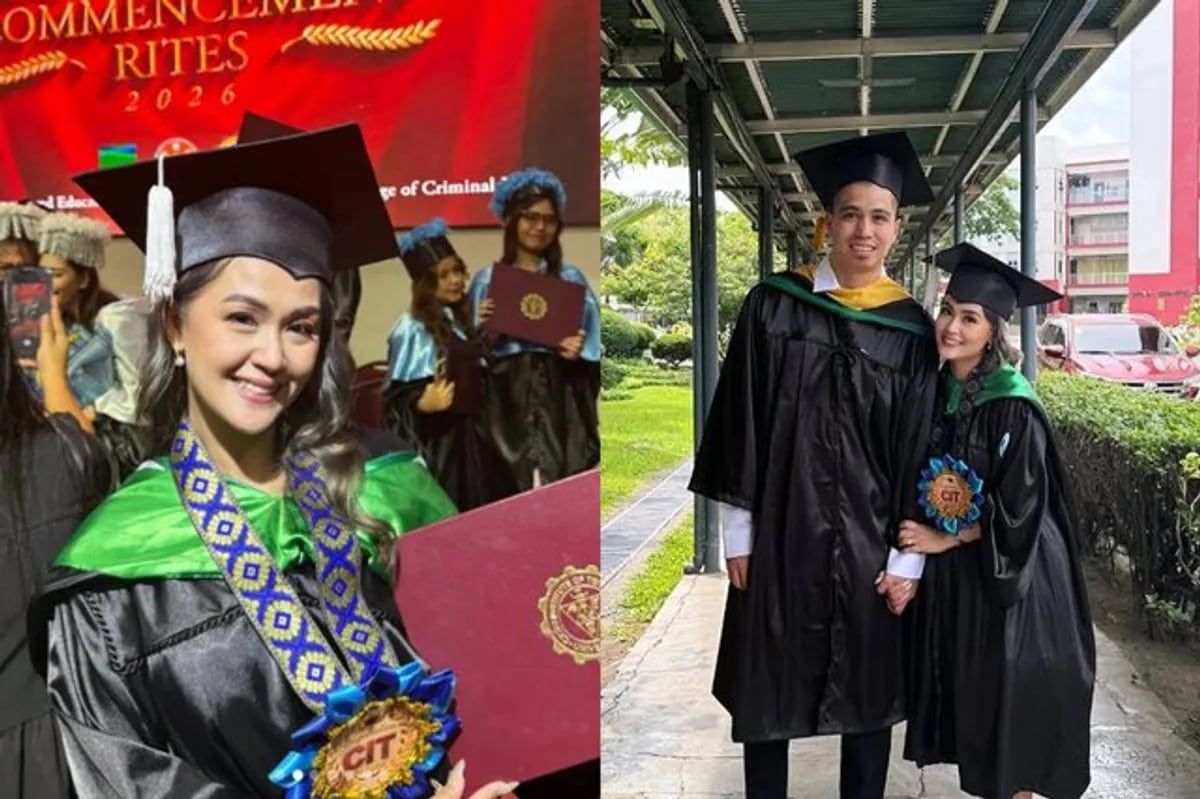 Lian Paz and husband John Cabahug celebrate college graduation ...