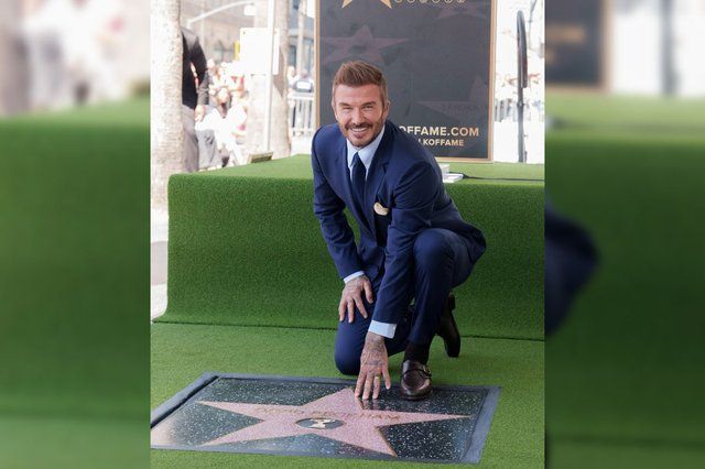 David Beckham honored with a star on the Hollywood Walk of Fame | ABS ...