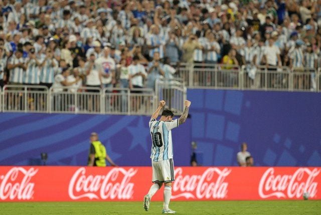 Magical Messi equals World Cup goals record as Argentina win | ABS-CBN ...