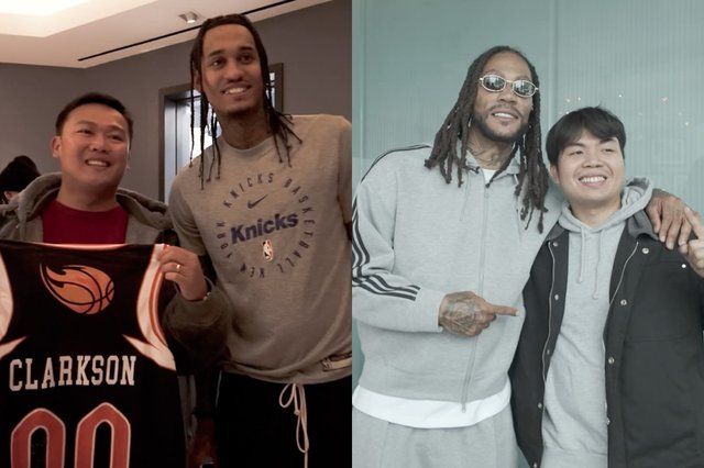 How 2 Pinoy fans met NBA superstars Jordan Clarkson, Derrick Rose | ABS ...
