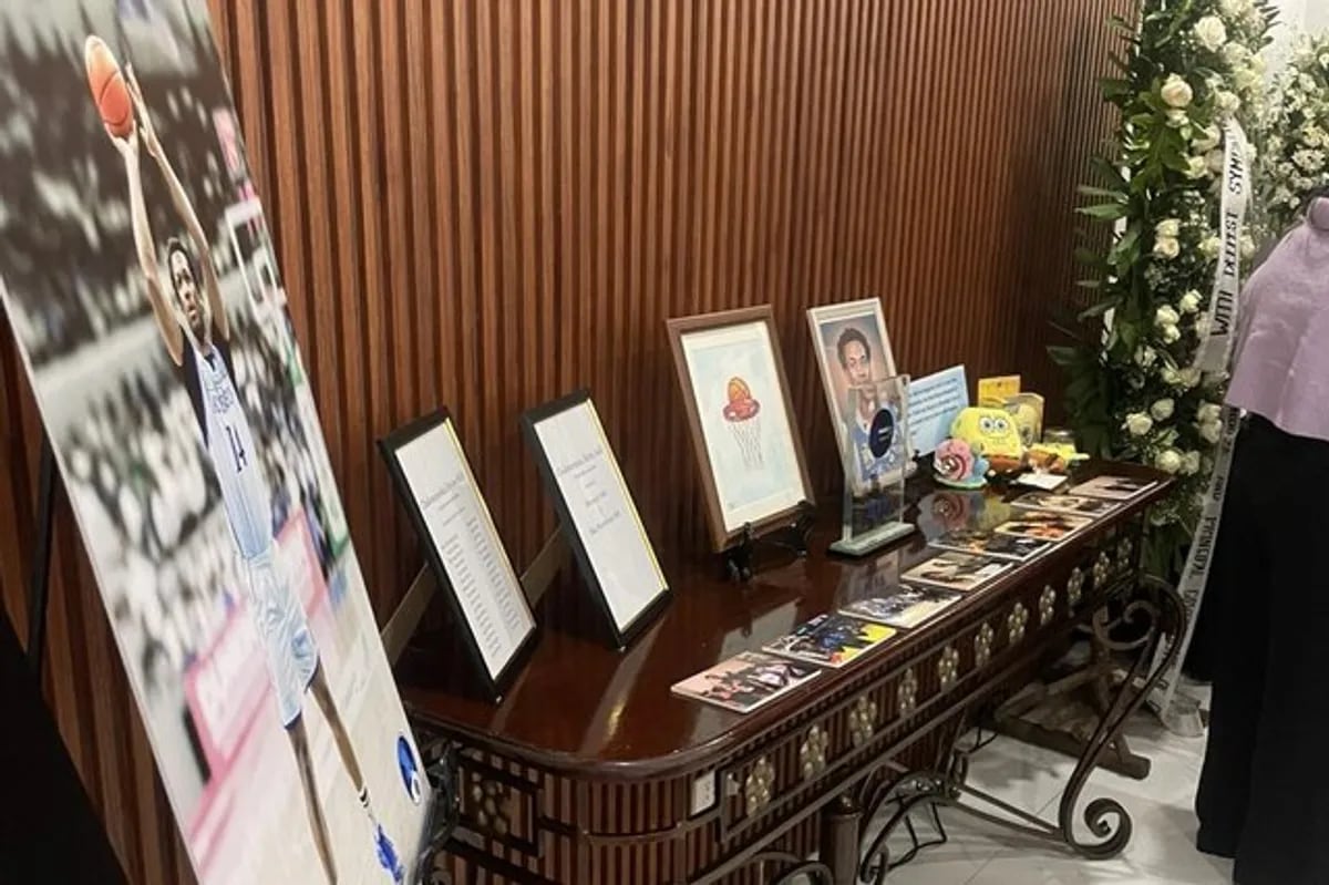 Friends, fellow athletes visit public wake of Ateneo’s Divine Adili ...